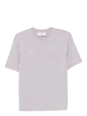 CHIARA FERRAGNI Studded Logo T-shirt - Purple