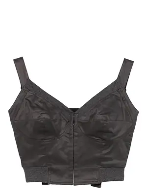 ELENA VELEZ Bustier-style Top - Grey