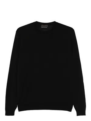 DELL'OGLIO Fine-knit Sweater - Black
