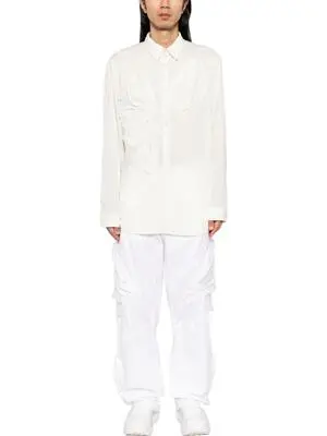 POST ARCHIVE FACTION Paneled-design Shirt - Neutrals