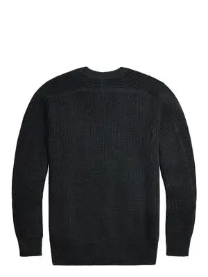 Ralph Lauren Waffle Knit Pullover - Black