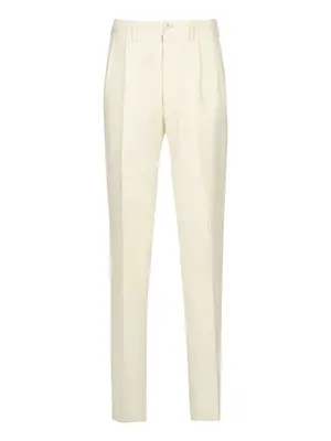 MAISON MARGIELA Pleated Trousers - Neutrals