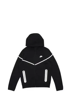 Nike Sportswear Tech Fleece Full Zip Windrunner Hoodie - Black/bemis Silver