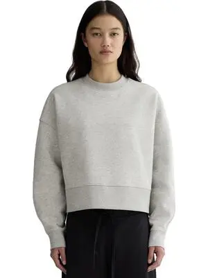 Everlane Luxe Fleece Sweatshirt Heathered Grey