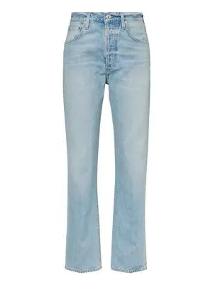 Citizens Of Humanity Baretta High-rise Straight Jeans - Blue