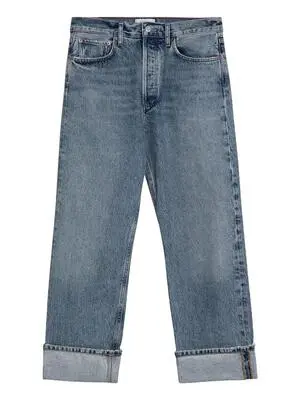 AGOLDE Fran Jeans In Organic Denim - Light Blue
