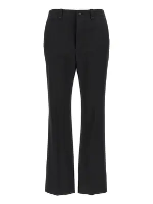Saint Laurent Cotton Pants - Black