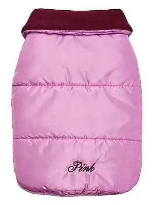 Pink Pup Puffer Jacket - Purple
