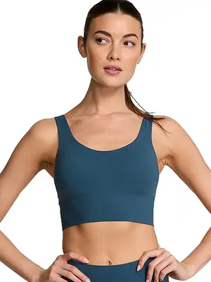 Victoria's Secret Victoria's Secret Vsx Elevate™ Seamless-Comfort Sports Bra Blue