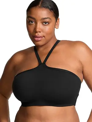 Victoria's Secret Vsx Activate™ Suedeeffect Convertible Sports Bra - Black