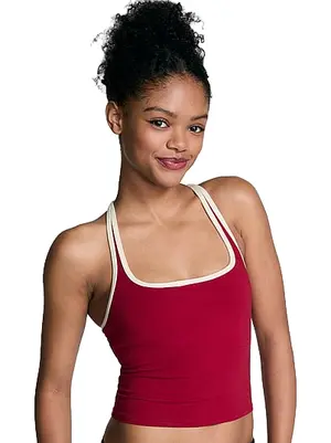 Pink All-day Cotton™ Tank Top Red