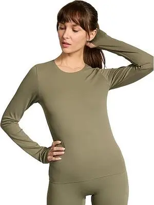 Victoria's Secret VSX Elevate™ Long-Sleeve Tee Green