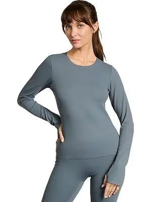 Victoria's Secret Vsx Elevate™ Long-sleeve Tee - Grey