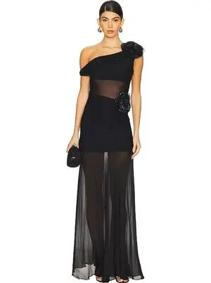 DEME BY GABRIELLA Abby Gown - Black