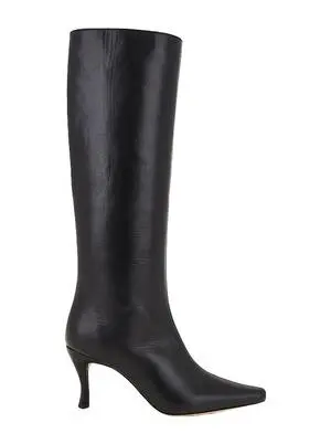By Far Stevie 42 Leather Boots - Black