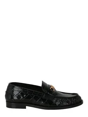 VERSACE Medusa '95 Croc-Effect Loafers