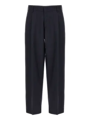 CELLAR DOOR Front Pleat Trousers - Blue