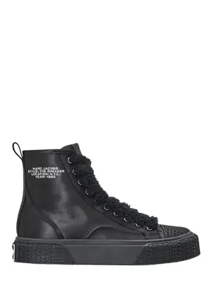Marc Jacobs Satin High-top Sneakers - Black
