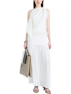 Proenza Schouler Paige Pleated Skirt - White
