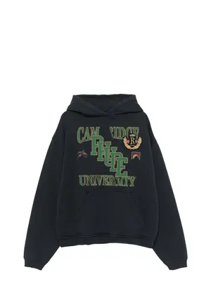 Rhude University Hoodie - Black