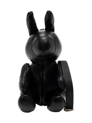 Mihara Yasuhiro Rabbit Shoulder Bag - Black