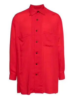 Yohji Yamamoto Long-sleeved Shirt - Red