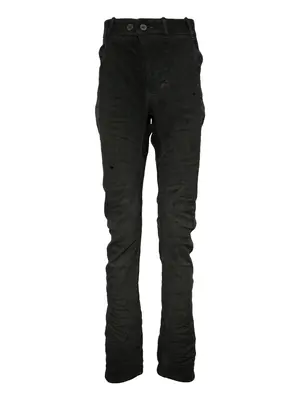 Boris Bidjan Saberi Moulded Drop-crotch Trousers - Grey