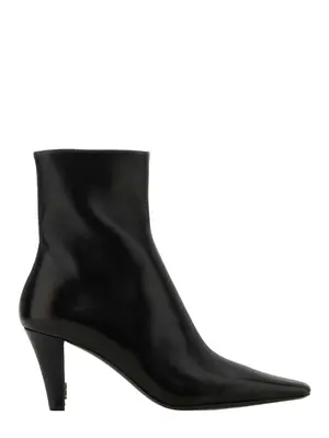 Saint Laurent 75mm Jill Ankle Boots - Black