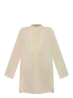 Tory Burch Pleated Tunic - Neutrals