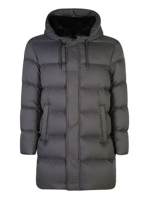 Herno Logo-plaque Padded Coat Grey