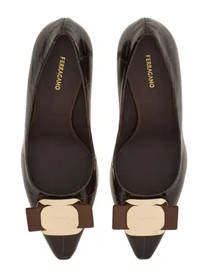 SALVATORE FERRAGAMO Ferragamo 85mm Vara Pumps