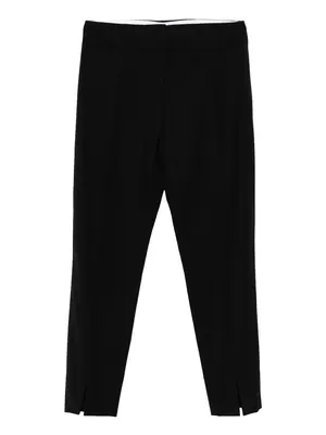 Patou Tapered Cropped Trousers - Black