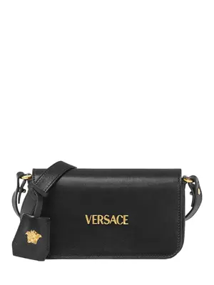Versace Tag Mini Bag - Black
