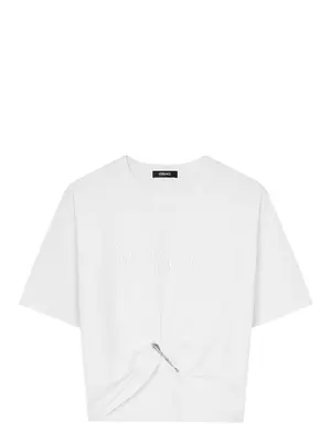 Versace Logo-embroidered T-shirt - White