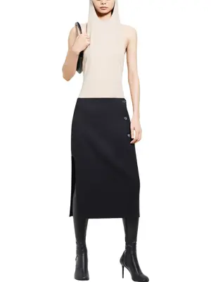 COURREGES Courrèges Illusion Hooded Bodysuit Neutrals