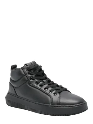 Calvin Klein Leather Sneakers - Black