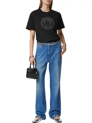 VERSACE Medusa Embellished T-Shirt
