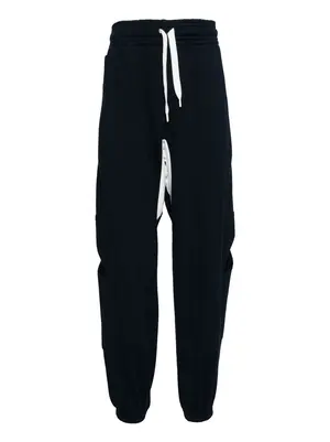 STEFAN COOKE Cut-out Track Pants - Blue