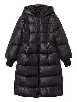 TWINSET Hooded Padded Coat - Black