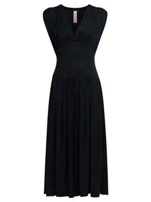 MARNI Marni V-Neck Midi Dress