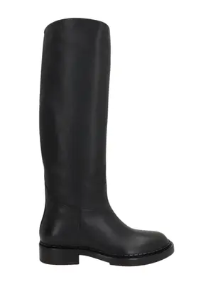 Santoni X 10 Corso Como Leather Boots - Black