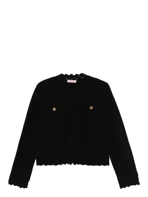 TWINSET Crochet-trim Cardigan - Black