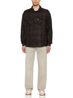 REPRESENT Checked Shirt - Brown