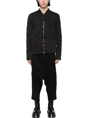 Boris Bidjan Saberi Coated Pressed Trousers - Black
