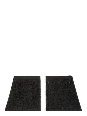 Karl Lagerfeld Crystal-embellished Cuffs - Black