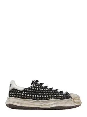 Mihara Yasuhiro Maison Mihara Yasuhiro Blakey Studded Sneakers Black/white/silver