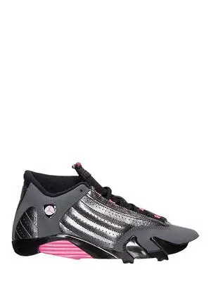 JORDAN Jordan 14 Retro Sneakers Metallic Dark Grey/hyper Pink/black
