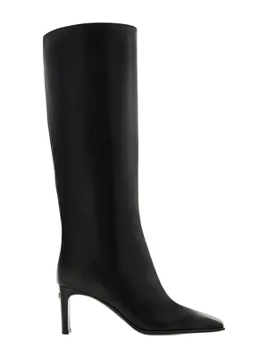 FERRAGAMO Knee High Boot Black