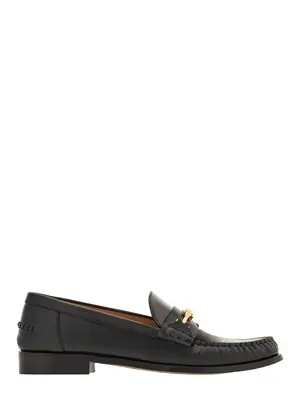 FERRAGAMO F Buckle Loafer - Black