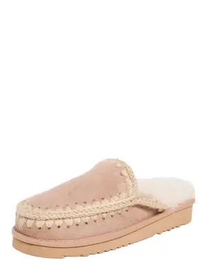 MOU Shearling Slides